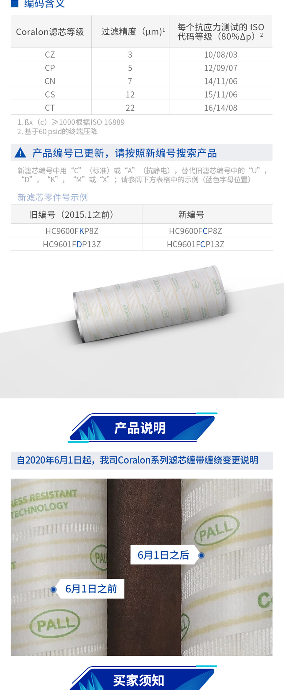 PALL/颇尔官方商城-HC8400系列滤芯（Supralon滤材）