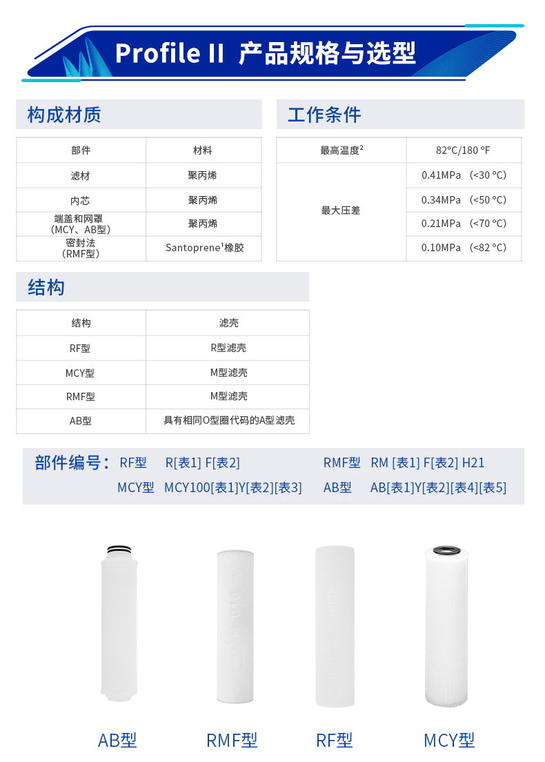 颇尔(pall)官方直营商城—正品保证，品牌直营-Pall/颇尔 Profile II AB3系列滤芯